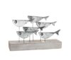 Six Folded Metal Fish on Wood – Dorset Gifts – Nautical gift shop on ...